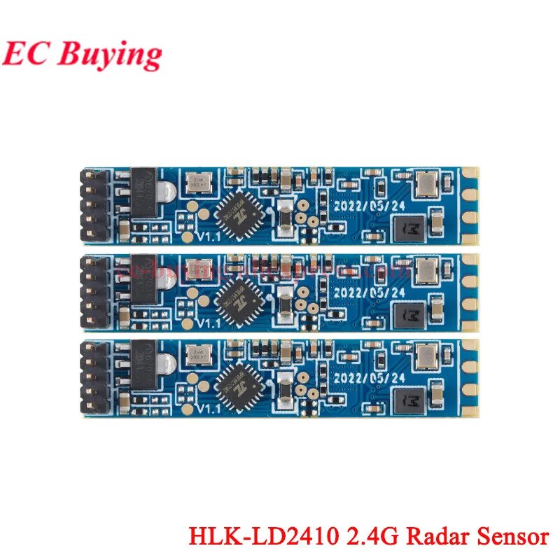 3шт. Радарный датчик HLK-LD2410 для обнаружения движения