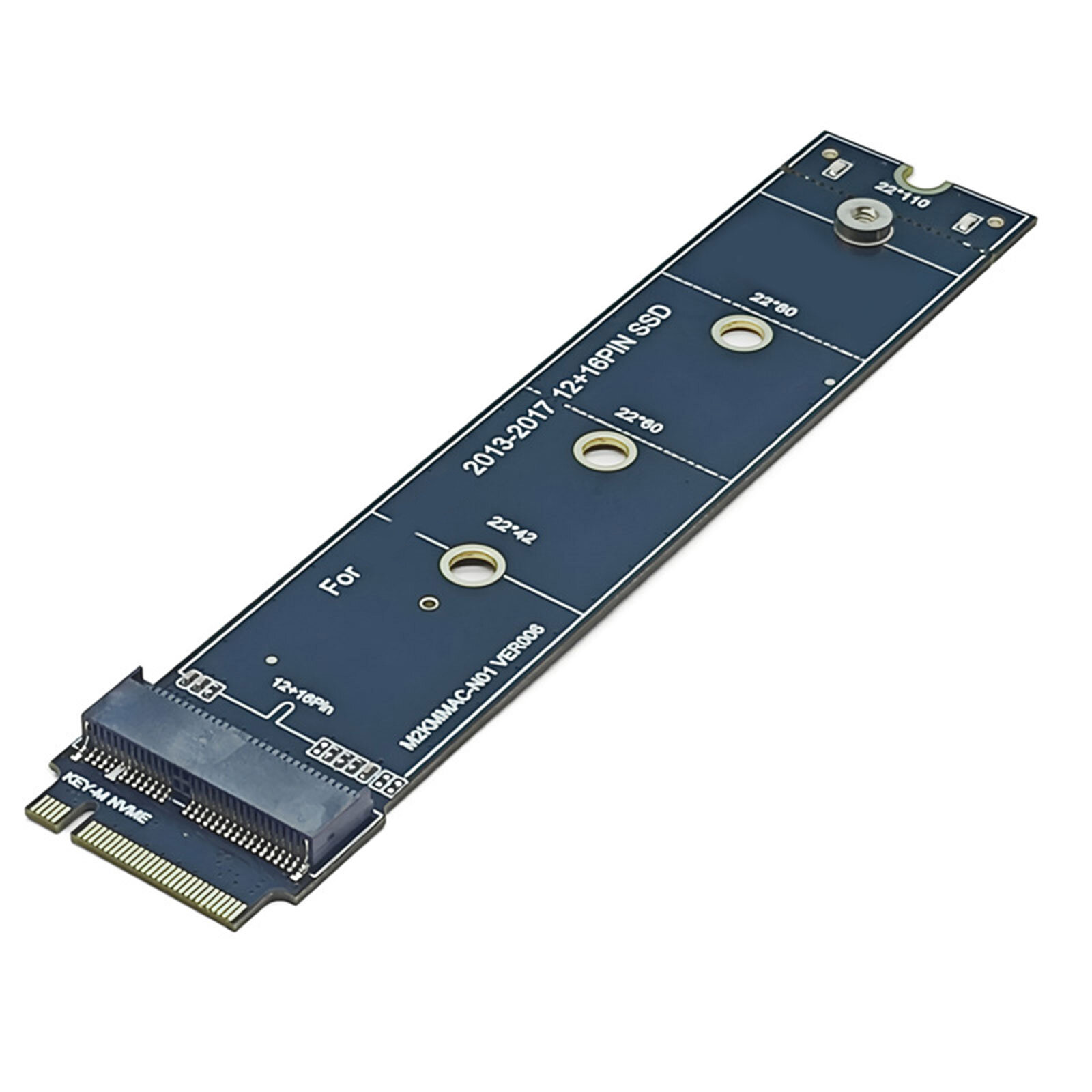 Переходники с 12+16Pin на M.2 Key M NVME, размер 22110, для