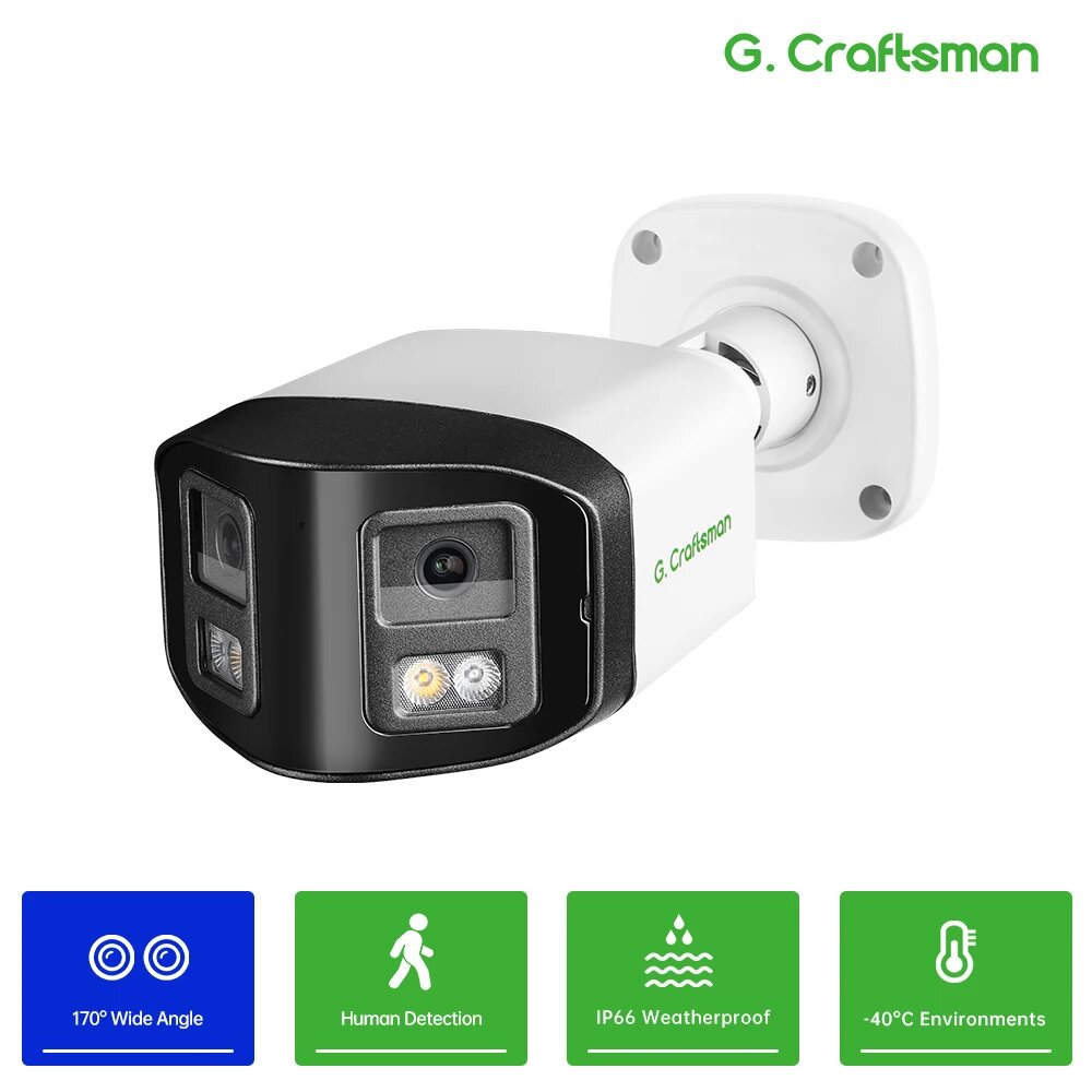 IP-камера G.Craftsman GA-B6FD-M8G для видеонаблюдения