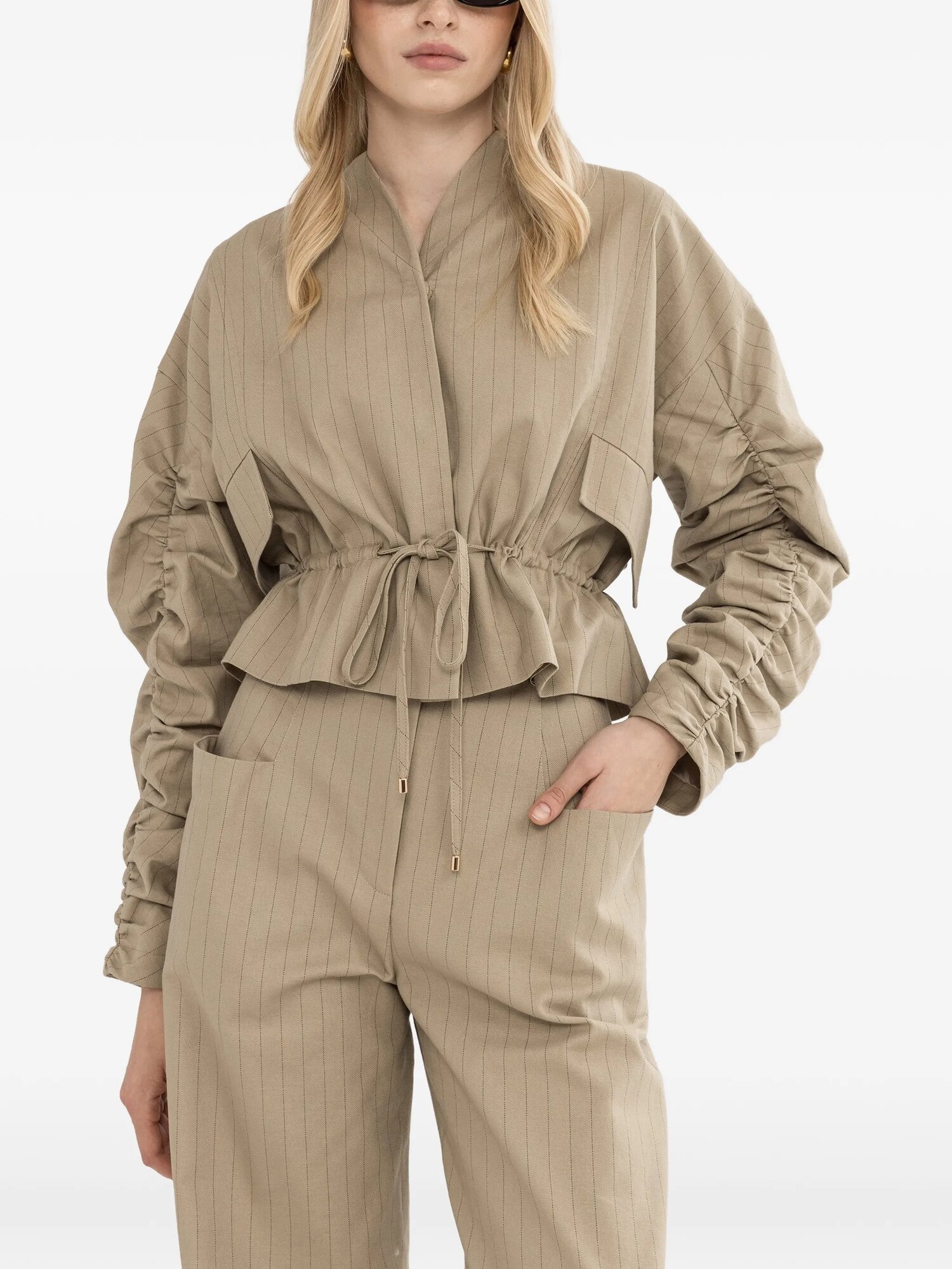 Куртка Striped cotton jacket