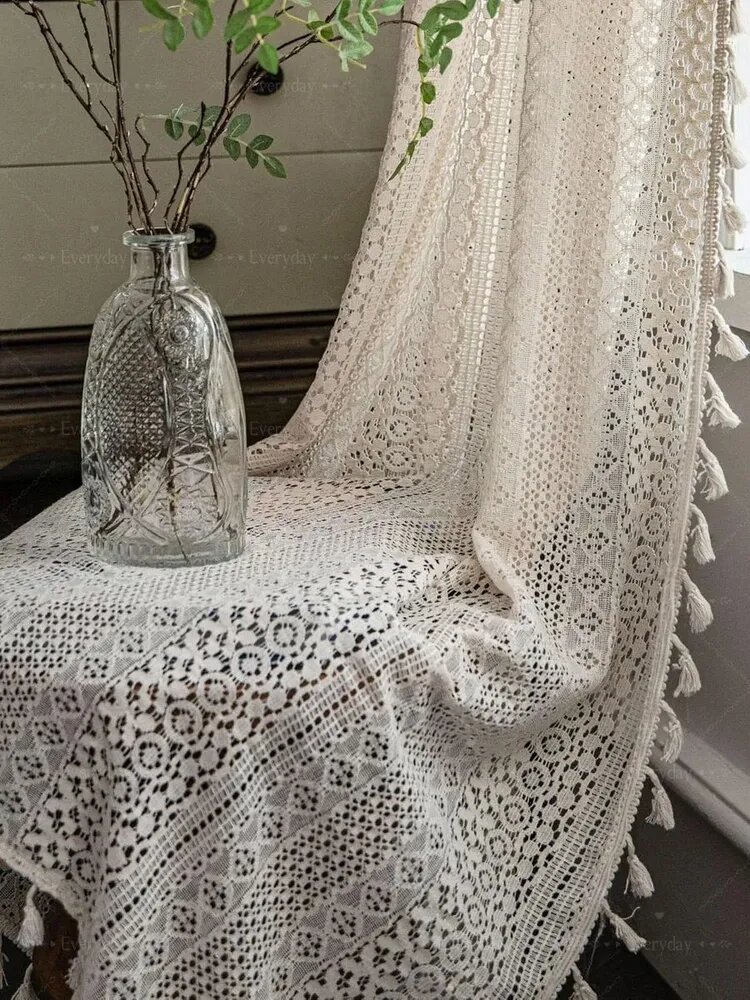 Штора 160х150 см крепление Люверсы бежевый