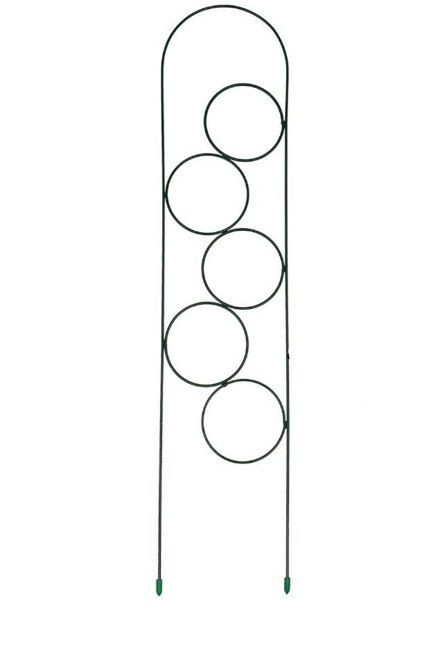 Шпалера Sima-Land 70х15х1 см, металл, зелёная, Мини-кольцо