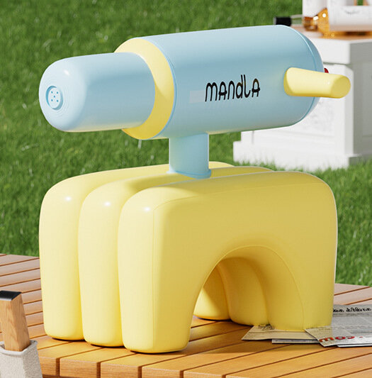 [2026] Надувной уличный бассейн-аквапарк для детей, игровой бассейн, пляжный бассейн с навесом от солнца