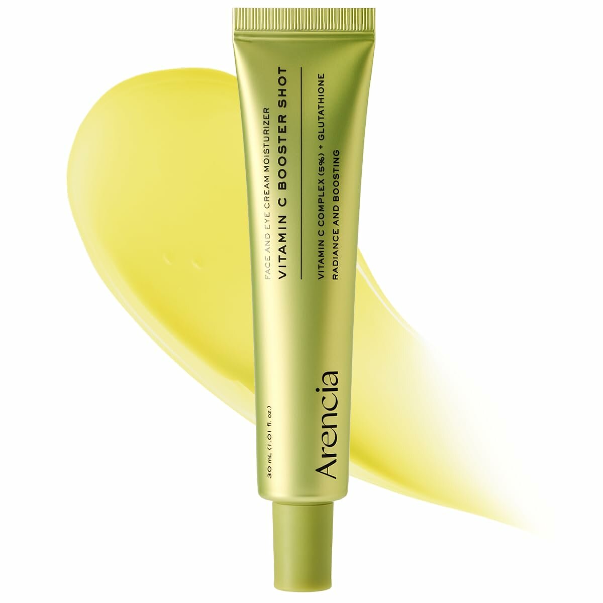 Сыворотка Arencia Vitamin C Booster, глутаathione, ниацинамид, витамин E, уход за темными пятнами, морщинками, стеклянная кожа, корейская косметика, 30 мл (1.01 жидких унций)