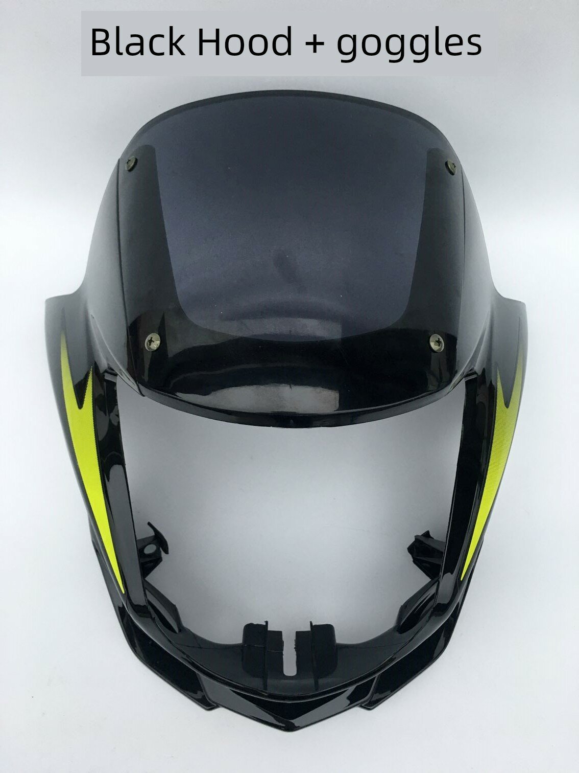 Подходит для мотоцикла Wuyang Honda, переднее крыло WH125-B-11, дефлектор, капот в сборе, абажур, корпус лампы Черный