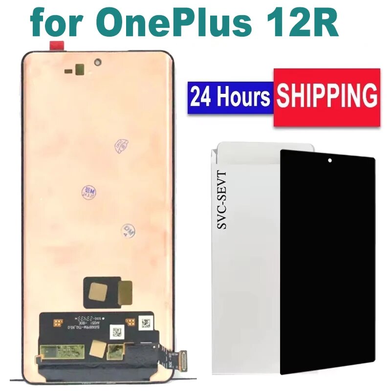 Высококачественный ЖК-дисплей для Oneplus 12R для 1 + 12R, сменный преобразователь сенсорного экрана в сборе для Oneplus Ace 3, дисплей