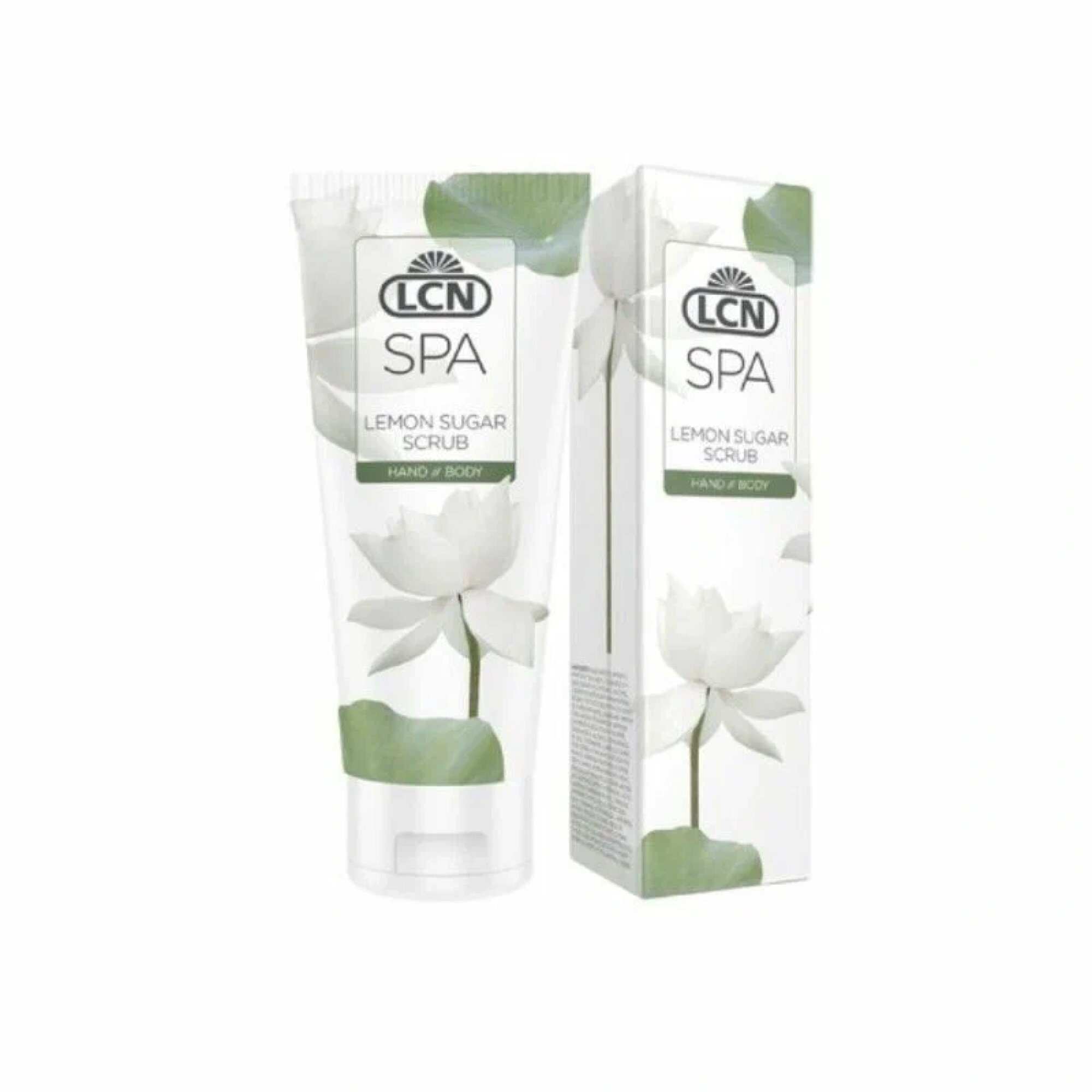 Скраб LCN SPA, для рук и тела, лимонно-сахарный, 75 мл, 1 шт