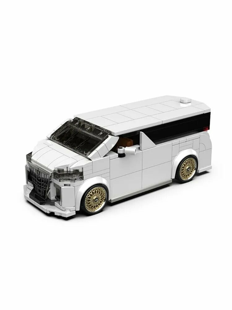 Toyota Alphard: автомобили и контейнеры. Идеально подходит для детских развивающих головоломок, подарочных моделей, строительных блоков, игрушечных машинок, аксессуаров и подарков для мужчин.