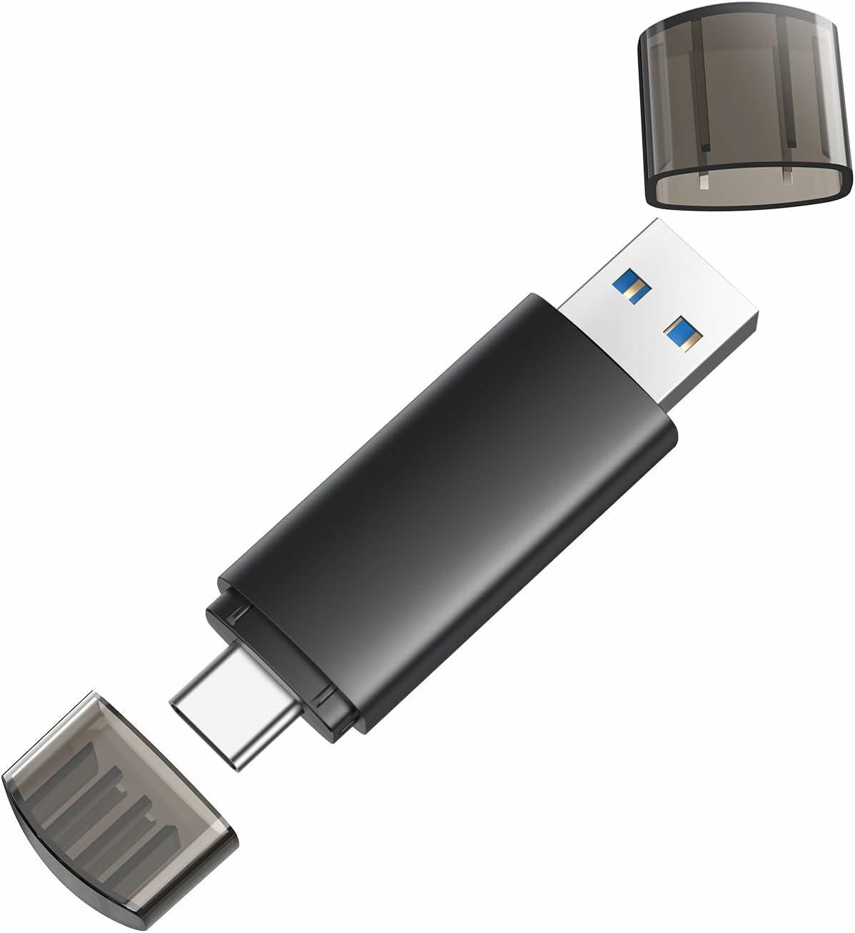 512 ГБ USB-C флеш-накопитель, двойной USB 2.0, тип C + USB A, портативный флеш-накопитель с поддержкой Type-C и USB-A, 2 в 1 USB-C флеш-накопитель для смартфона, планшета и компьютера