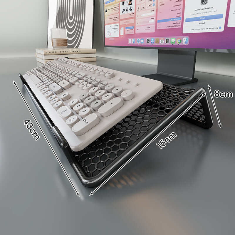Подставка для клавиатуры, плавающий кронштейн, настольный декор, механическая клавиатура для настольного компьютера, наклонная основа, необходимый офисный аксессуар для набора текста