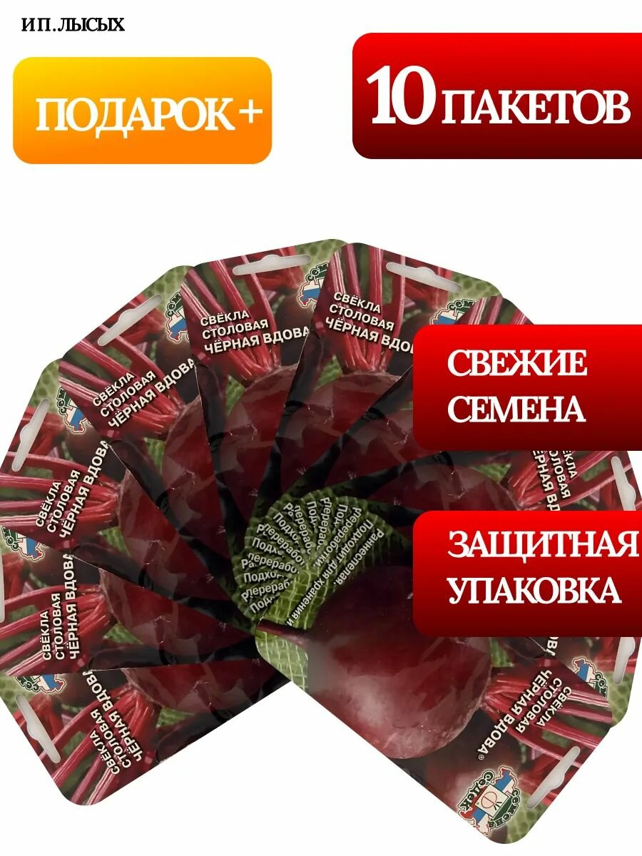 Свекла "Черная Вдова"