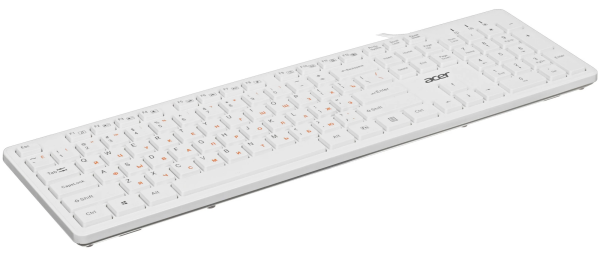 Проводная клавиатура Acer OKW123 Белый