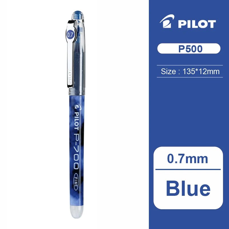 Гелевая ручка Pilot P500, синий, 0.7mm