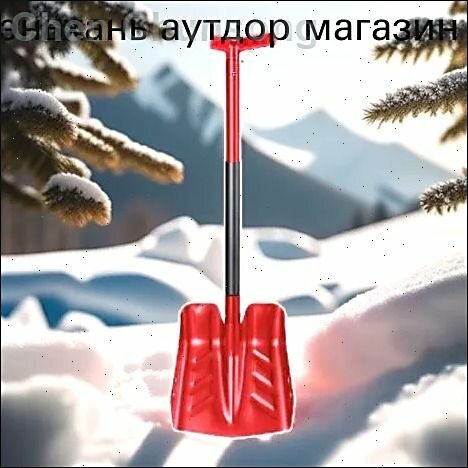 Лопата лавинная ADR Kodiak складная (красная)