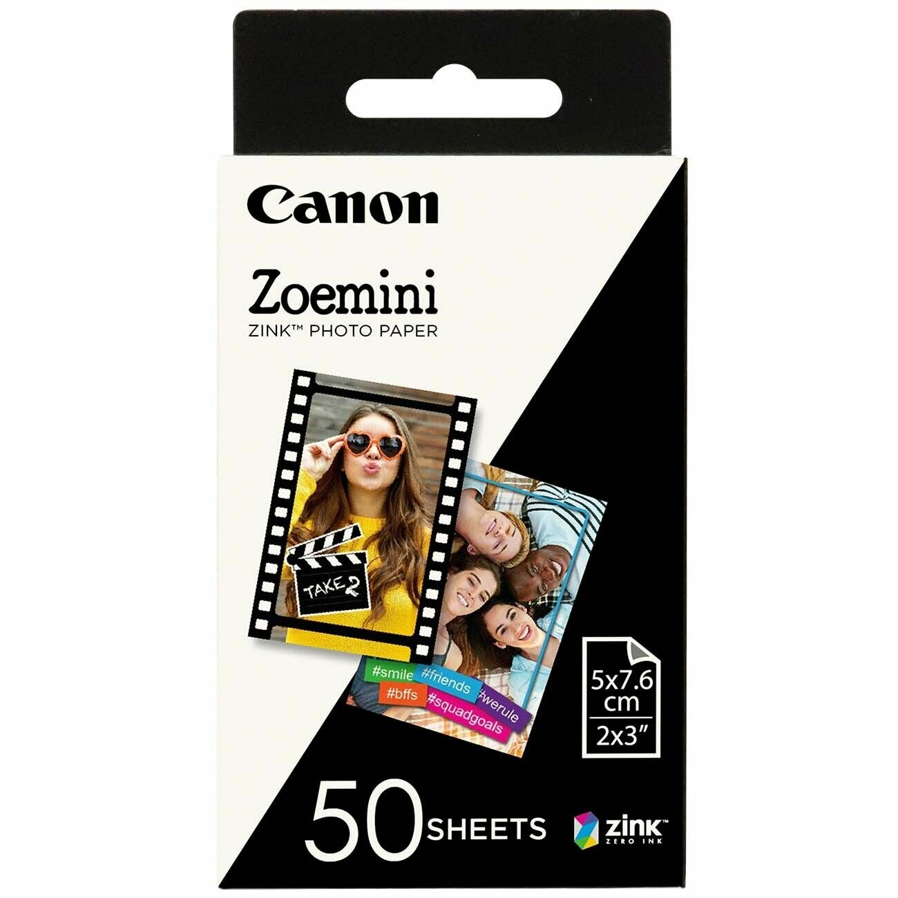 Zoemini Картридж для фотоаппарата Canon Zink Photo Paper 50 листов (ZP-2030-50)