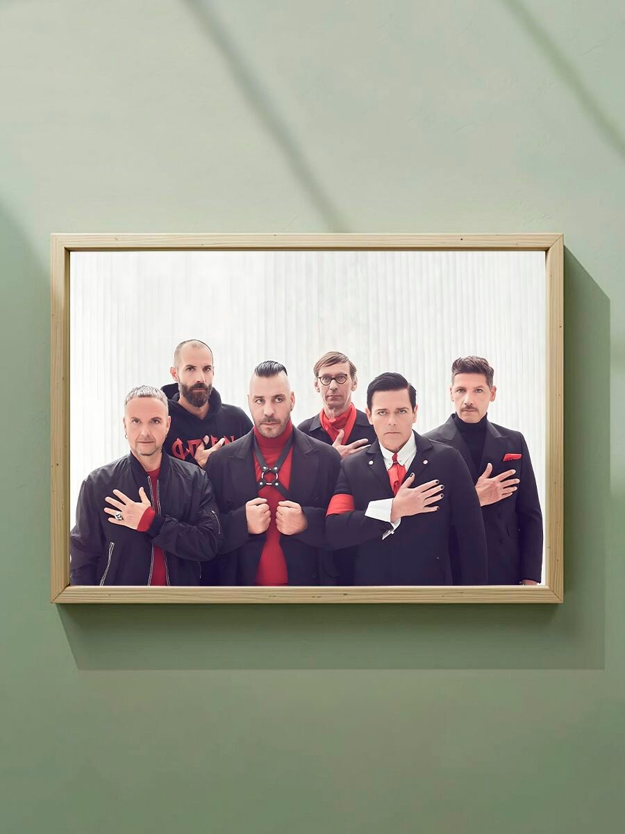 Постер, плакат на стену Rammstein группа Рамштайн (А3)