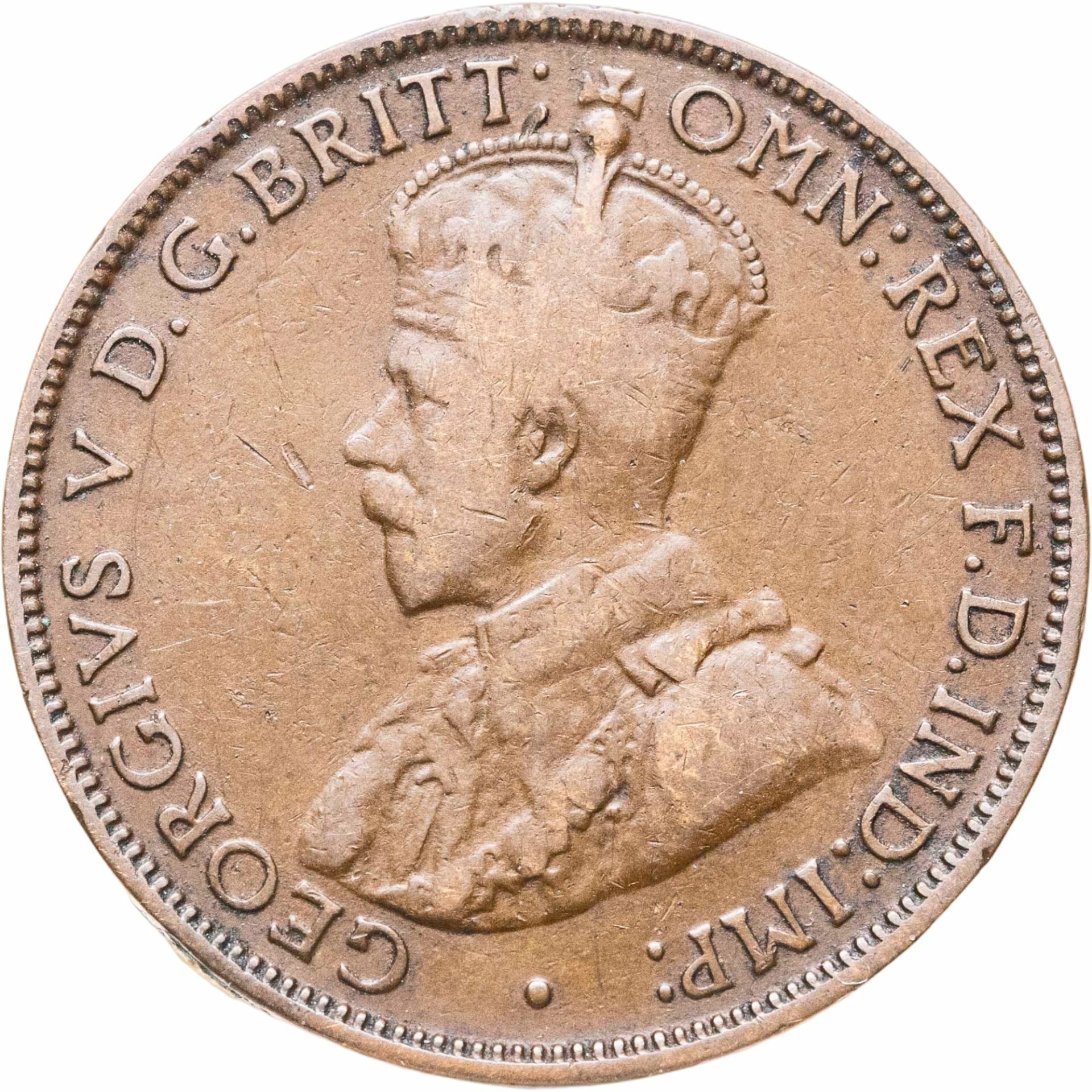 Австралия 1/2 пенни (penny) 1917