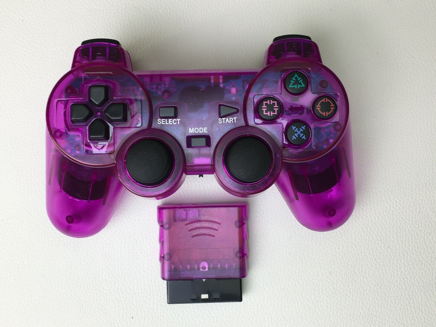 Джойстик PS2 беспроводной, фиолетовый