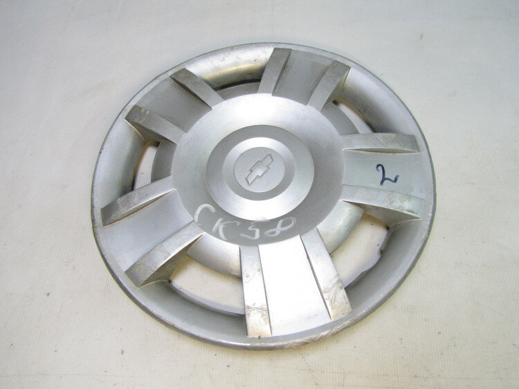 Колпак колесного диска Шевроле Авео Т200 R14 96452296 - Крест - царапины и сколы - СК58-N-2