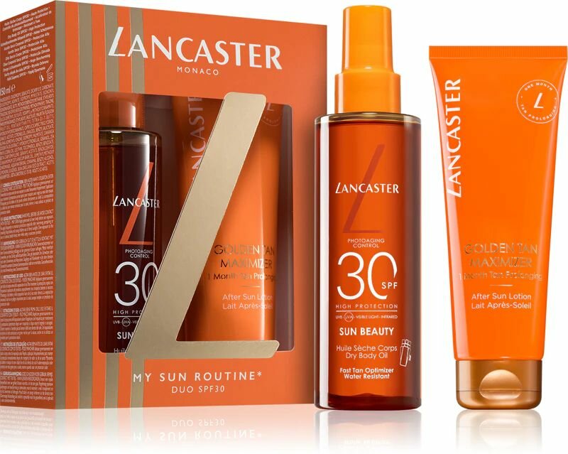 Lancaster Сухое масло и лосьон для загара Sun Beauty SPF 30