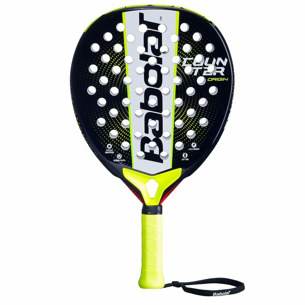 DECATHLON ракетка для падел тенниса Babolat Counter Origin, черный, серебристый, желтый