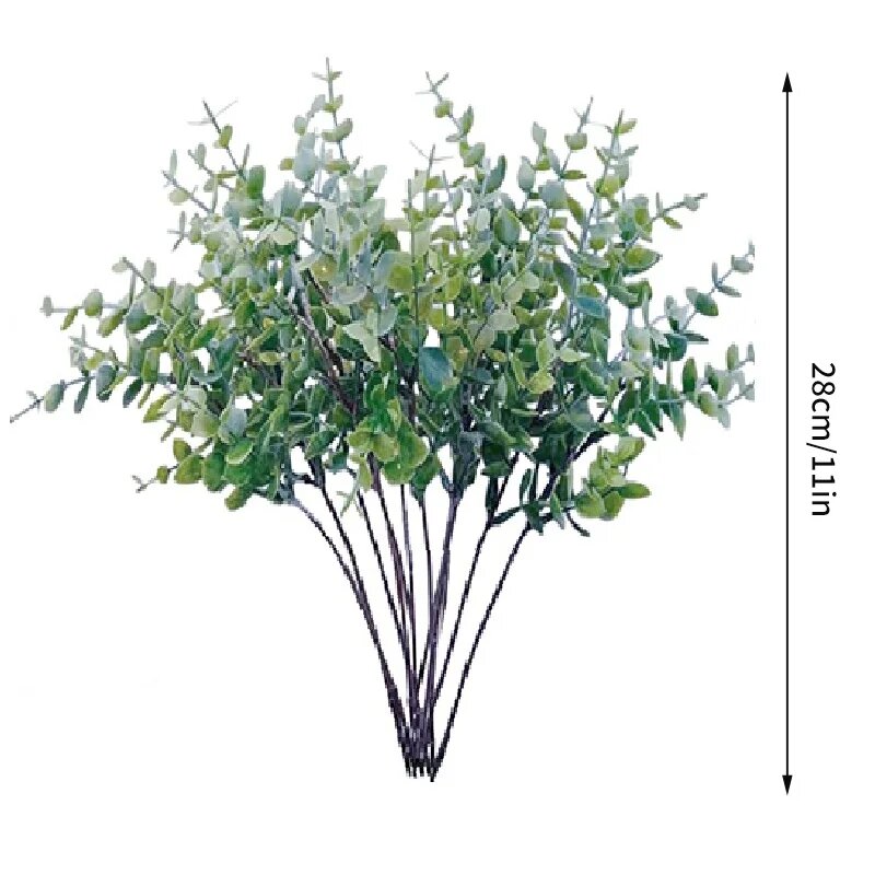 Искусственные цветы эвкалипта пластик 30pcs, S2 27CM