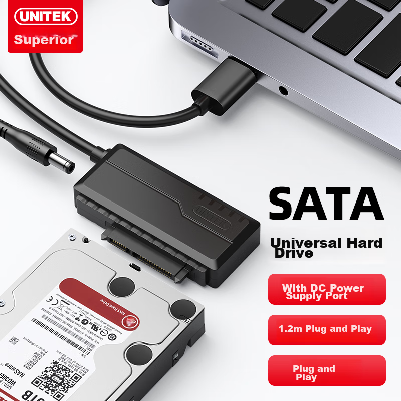 UNITEK USB 3.0 к SATA кабель-конвертер для жестких дисков 2.5/3.5 дюймов внешний адаптер SSD HDD 1.2 м Модель：USB3.0 к