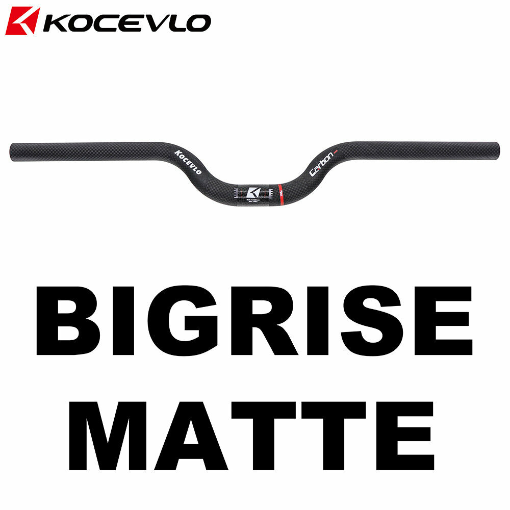 Руль Kocevlo BMX, складной, углеродное волокно, матовый, 25.4x540/580мм