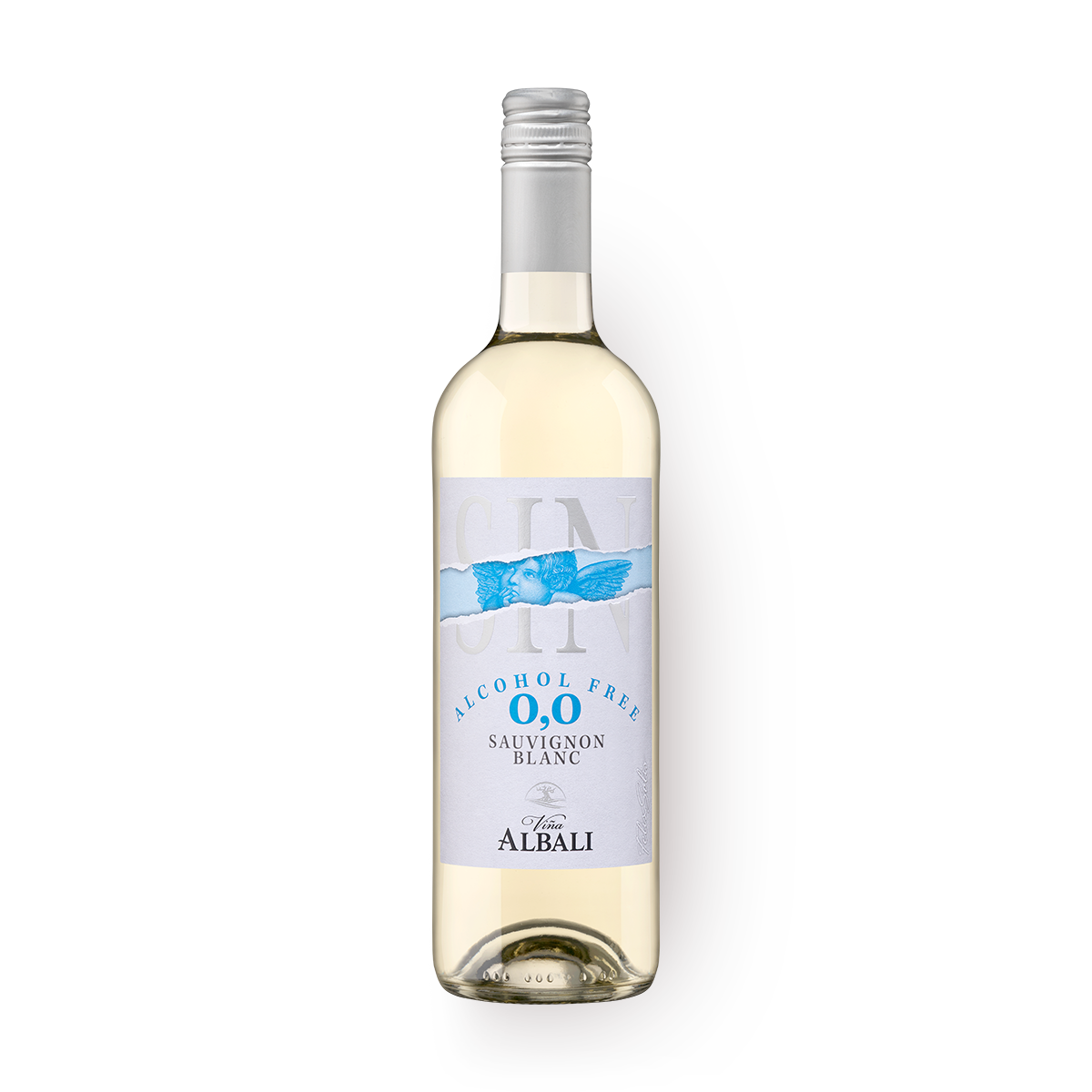 Вино Vona Albali Sauvignon Blanc, безалкогольное, белое, 0,75 л