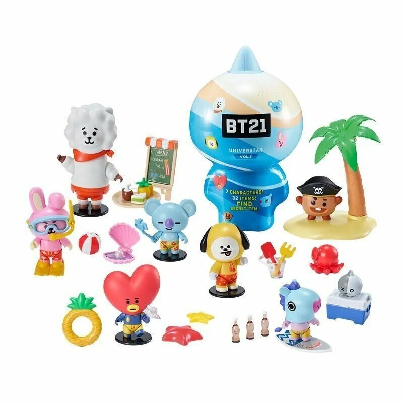 Игрушка-сюрприз BT21 в виде слепой коробки, 1 шт