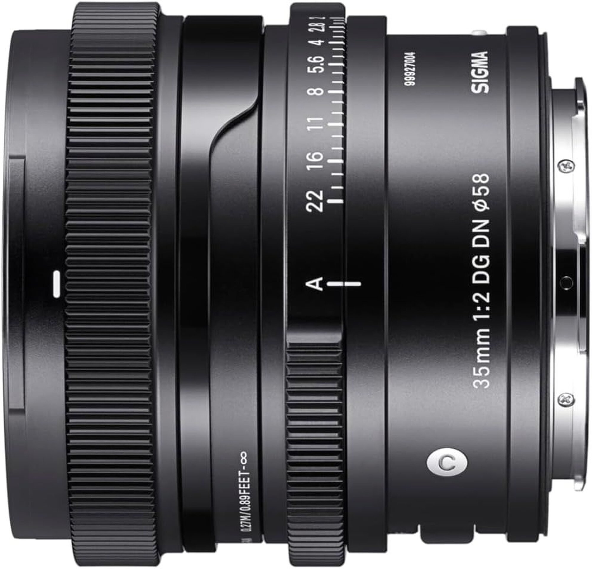 Объектив Sigma AF 35mm F2 DG DN Contemporary Sony E-Mount, пластик, чёрный, 300 г
