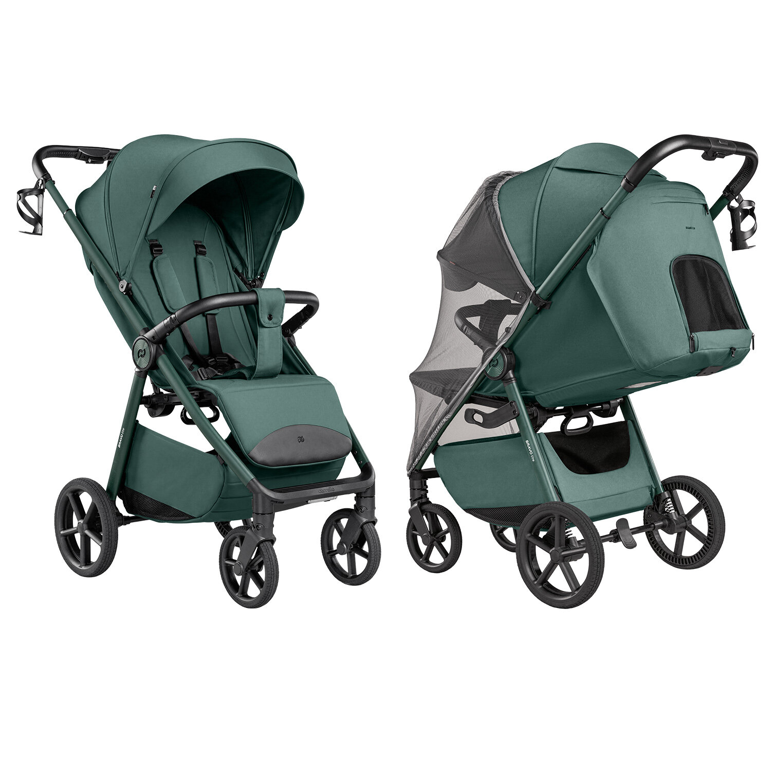 Коляска прогулочная CARRELLO Bravo lite CRL-5529 County Green 2026