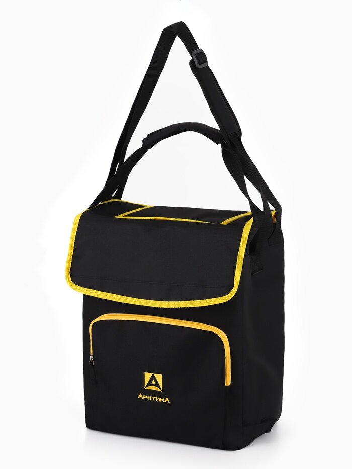 Сумка-холодильник "Арктика", 20 л, с люком, 32х19х37 см, черная