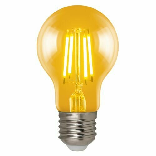 Светодиодная лампа Uniel Vintage LED-A60-6W/GOLDEN/E27 GLV21GO Форма «A», золотистая колба. Картон. ТМ