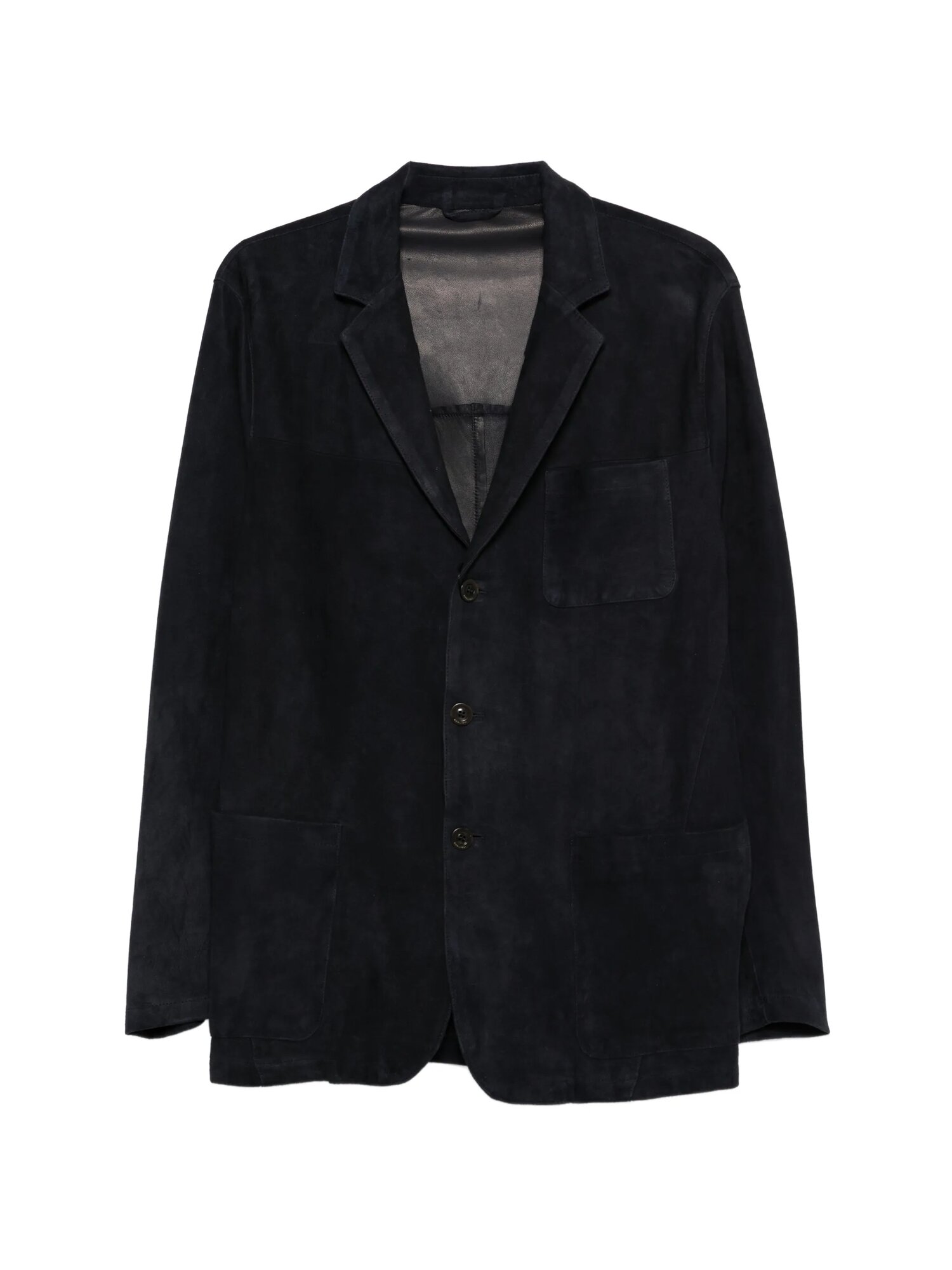 Куртка Patch-pocket leather jacket
