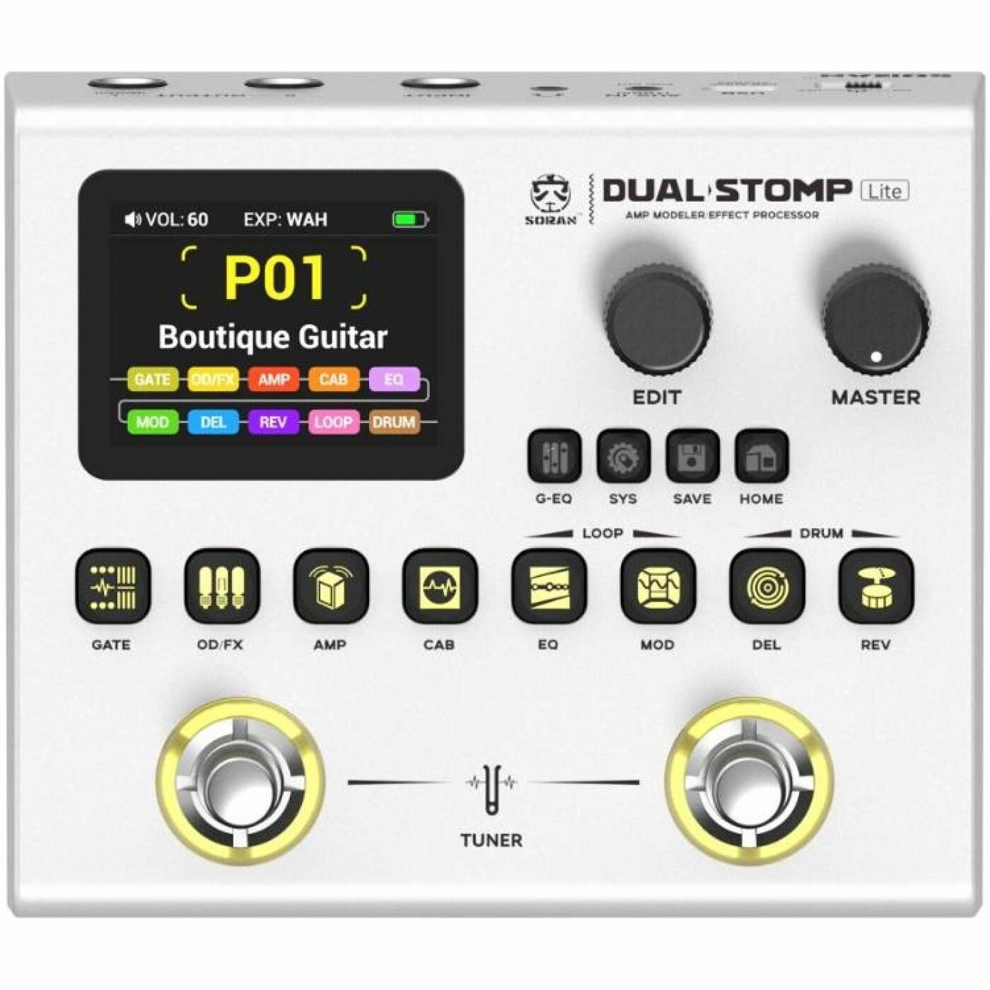 SORAN JME-02 Dual Stomp Lite - Процессор гитарных эффектов