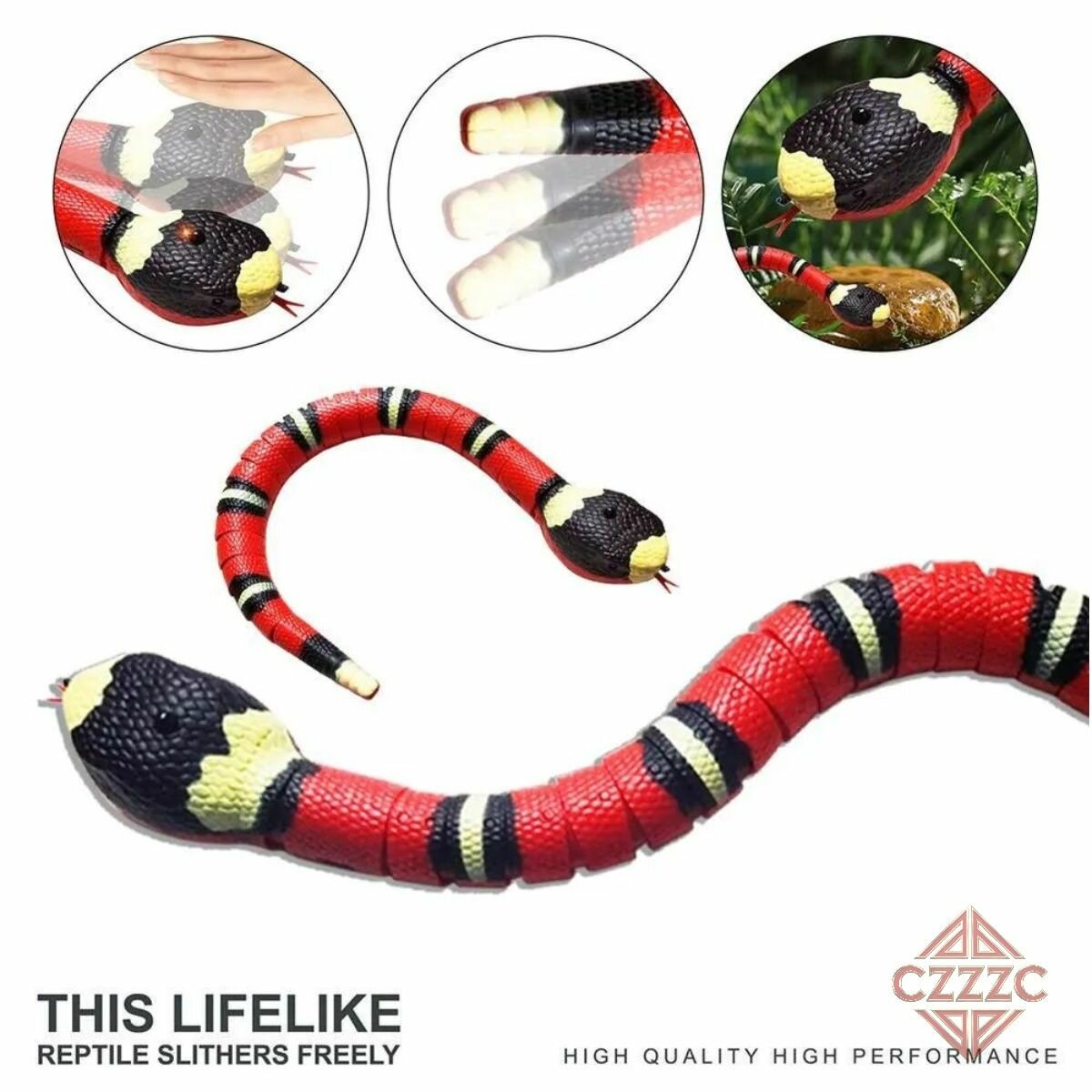 Smart Sensing Snake Cat Dog Игрушка электронная игрушка для домашних животных Интерактивная 2024