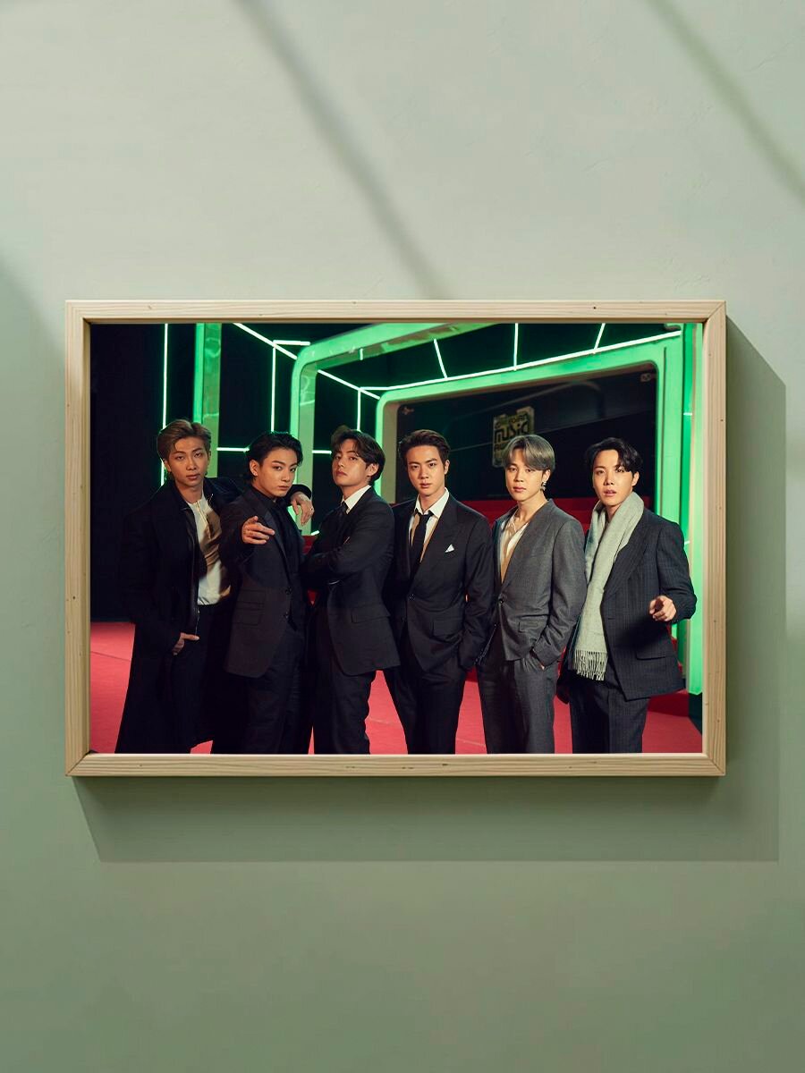 Постер, плакат на стену BTS K-Pop (А3)