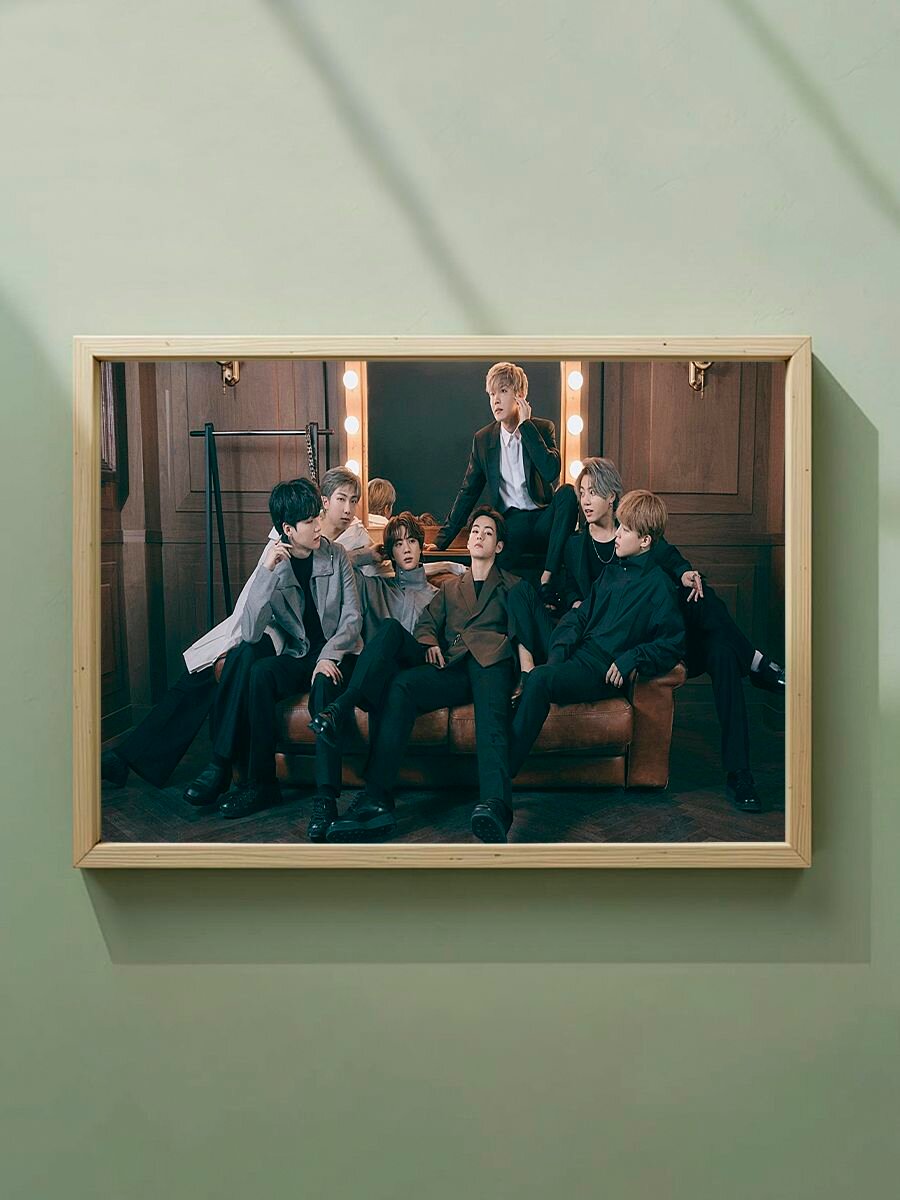 Постер, плакат на стену BTS K-Pop (А3)