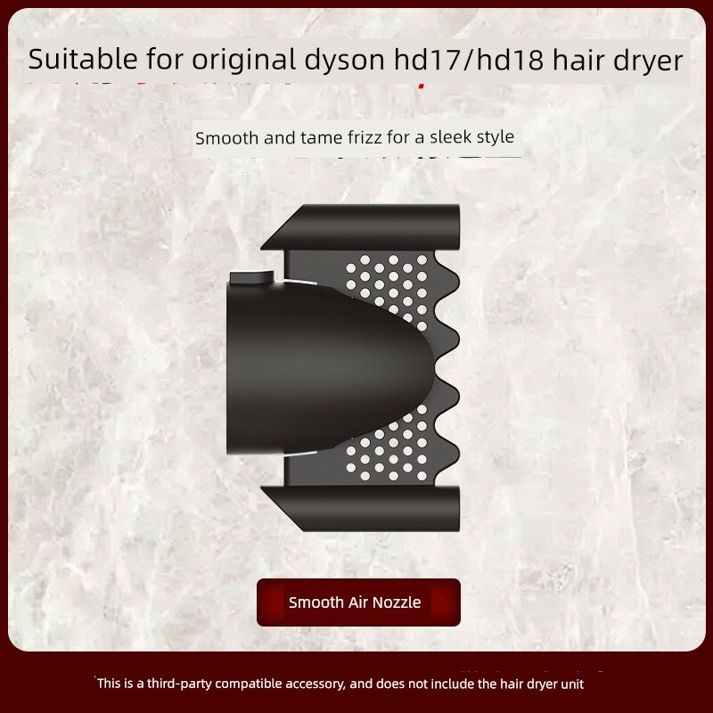 Подходит для фена Dyson HD17: изогнутая трубка, насадка-диффузор, насадка-расческа с широкими зубьями, аксессуары для