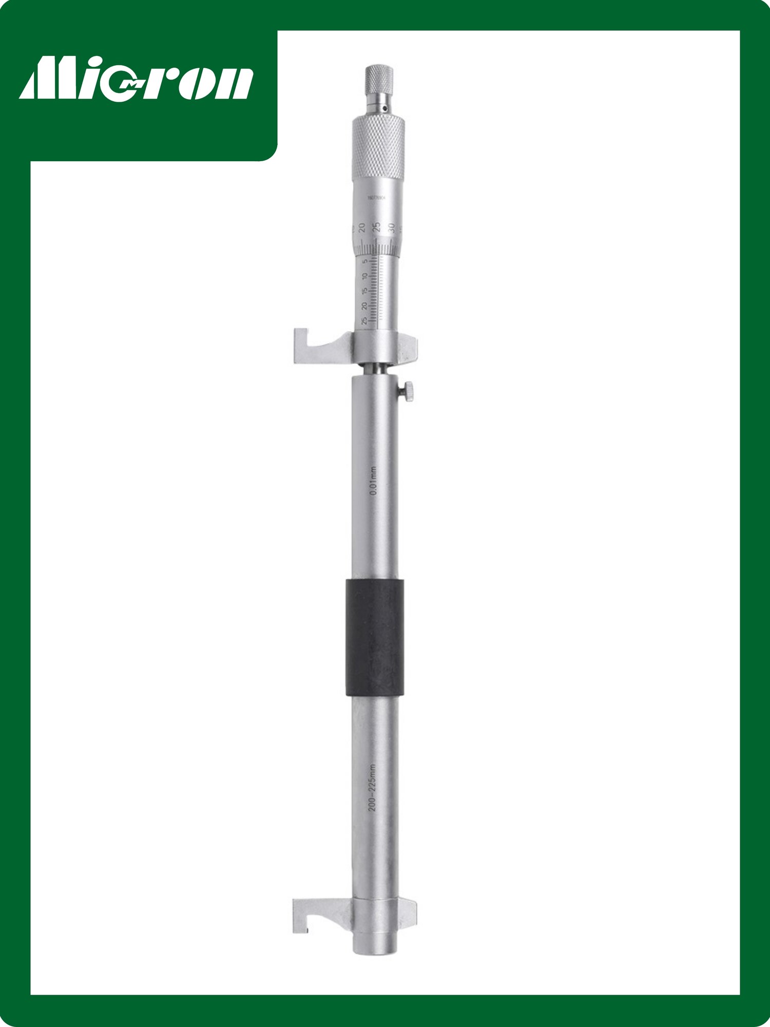 Нутромер микрометрический с боковыми губками Micron НМ-Б 200-225 0,01 (грси № 93960-24)