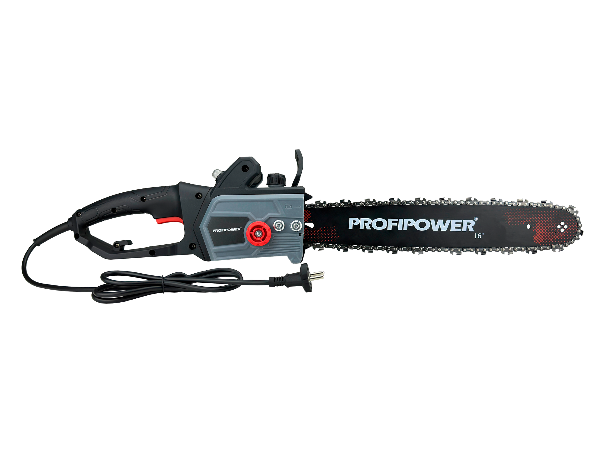 Цепная пила Profipower PEC-2200, мощность 2200 Вт, длина шины 400 мм