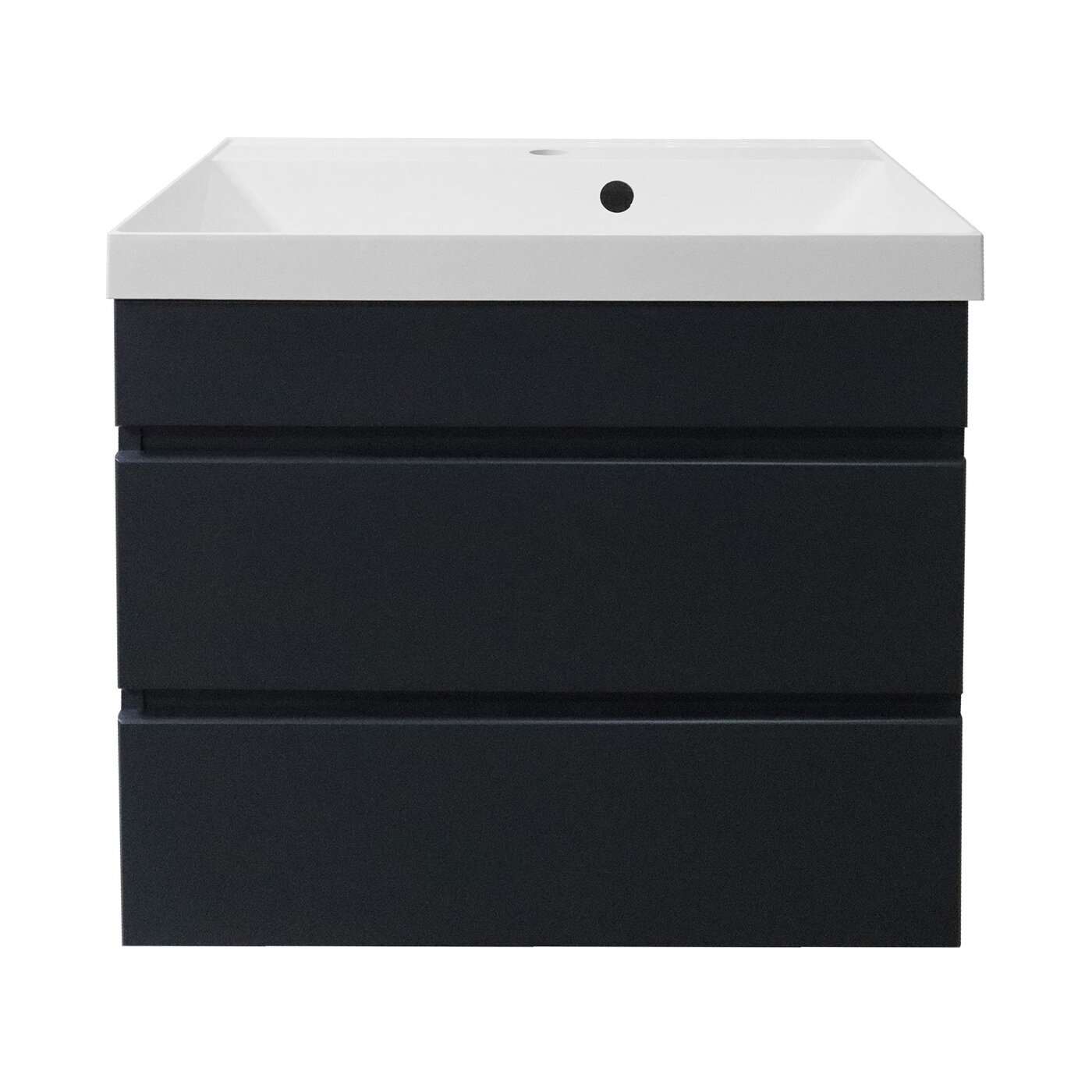 Тумба с раковиной Azario Эстима 60/2 CS00094587 графит