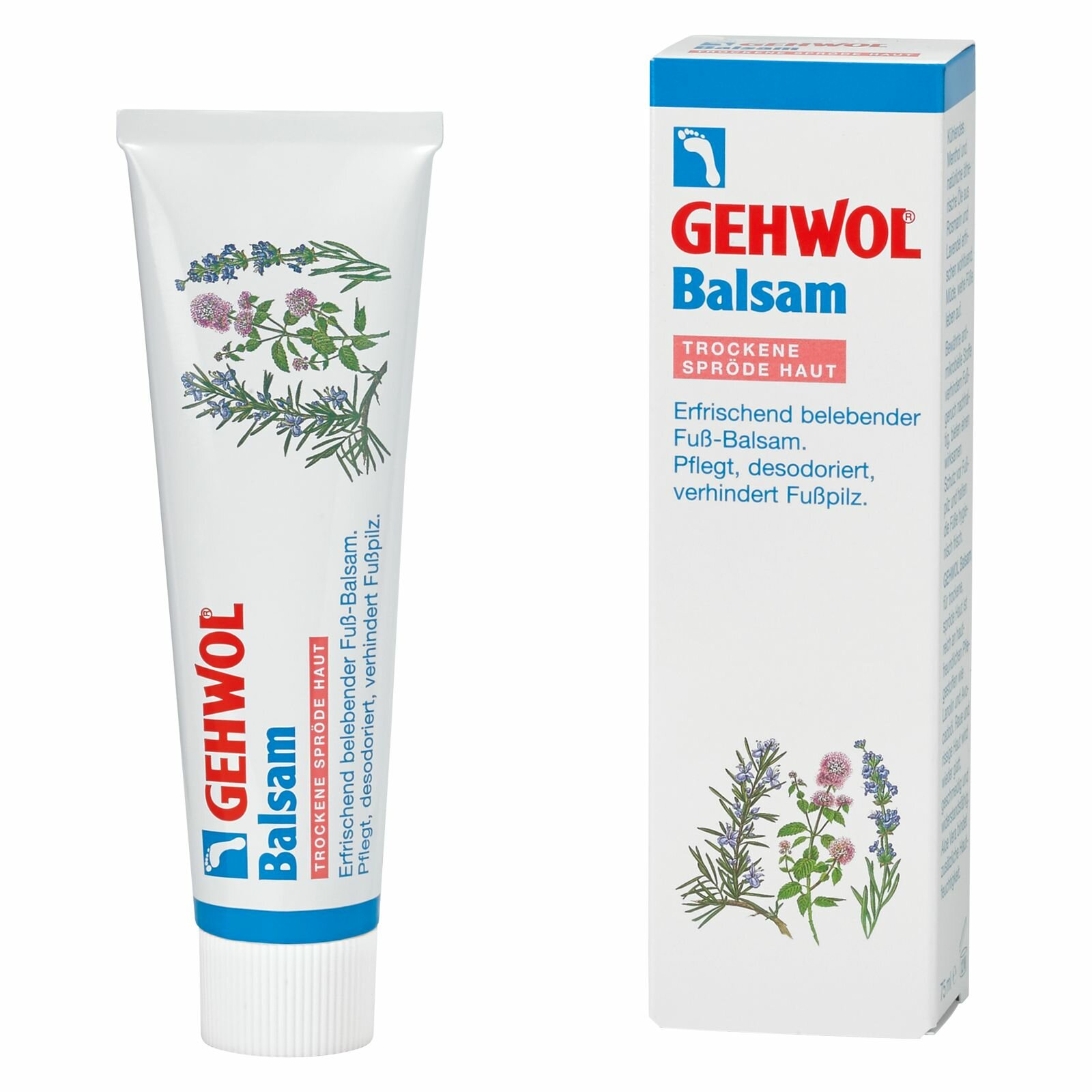 Gehwol - Balm for dry skin Бальзам для сухой, грубой и растрескавшейся кожи ног 75 мл