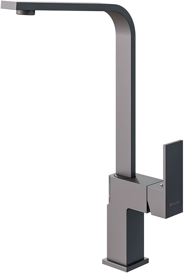 Смеситель для кухни Knotlor Stable KN-21/GM вороненая сталь