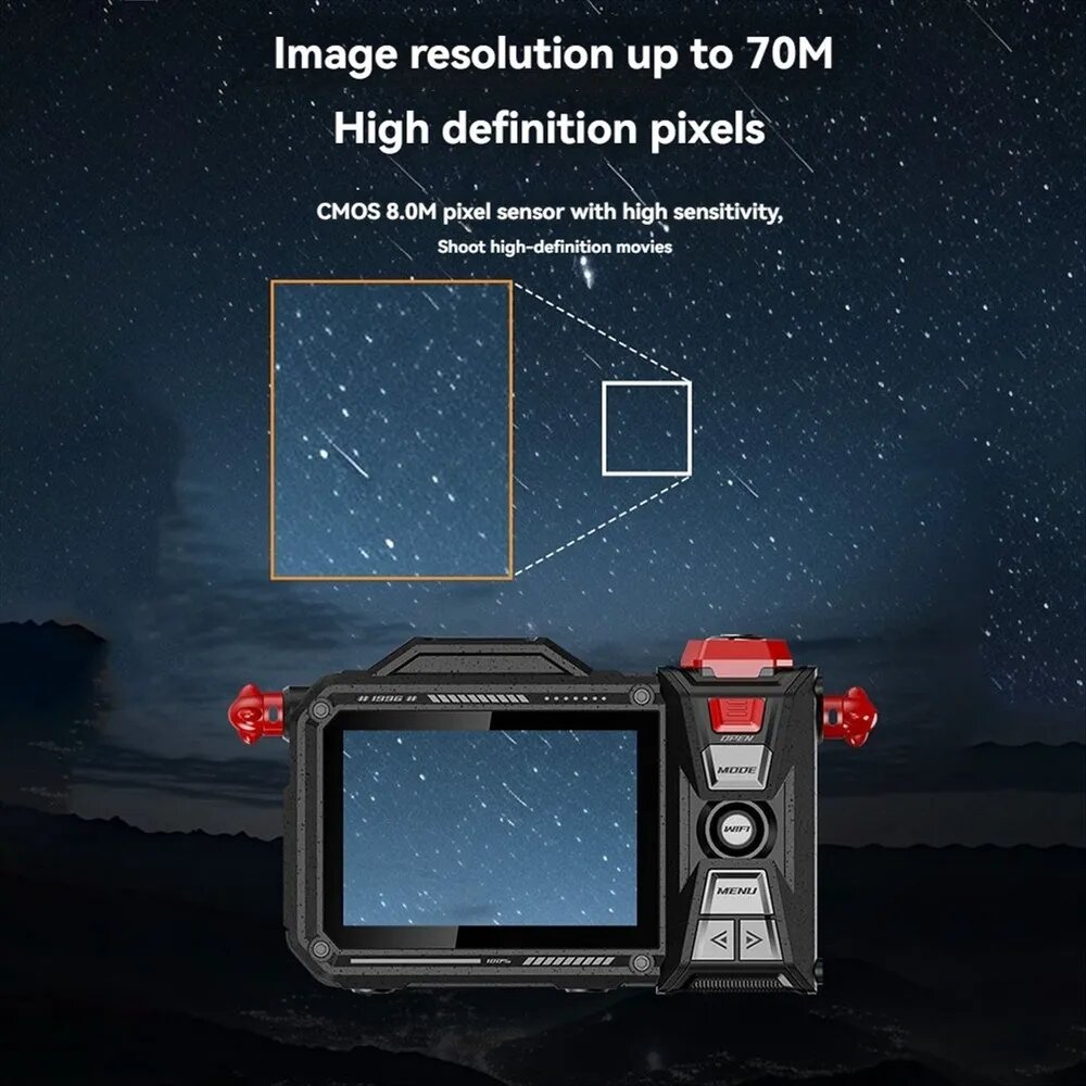 Цифровая зеркальная фотокамера NVC500 70MP 4K HD Wi-Fi
