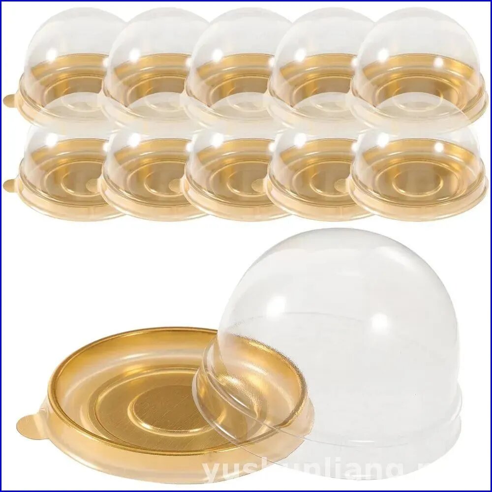 Купольная упаковка для мыла, пирожных, 50 шт, прозрачная