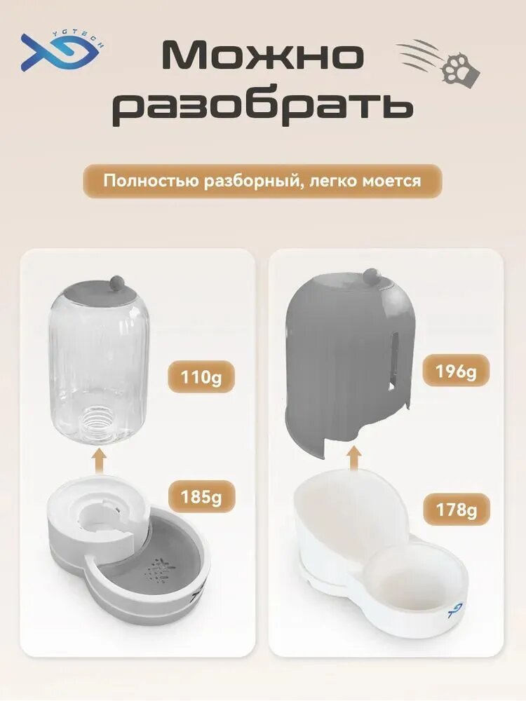 Фонтан для кошек 1.7л — фото 1