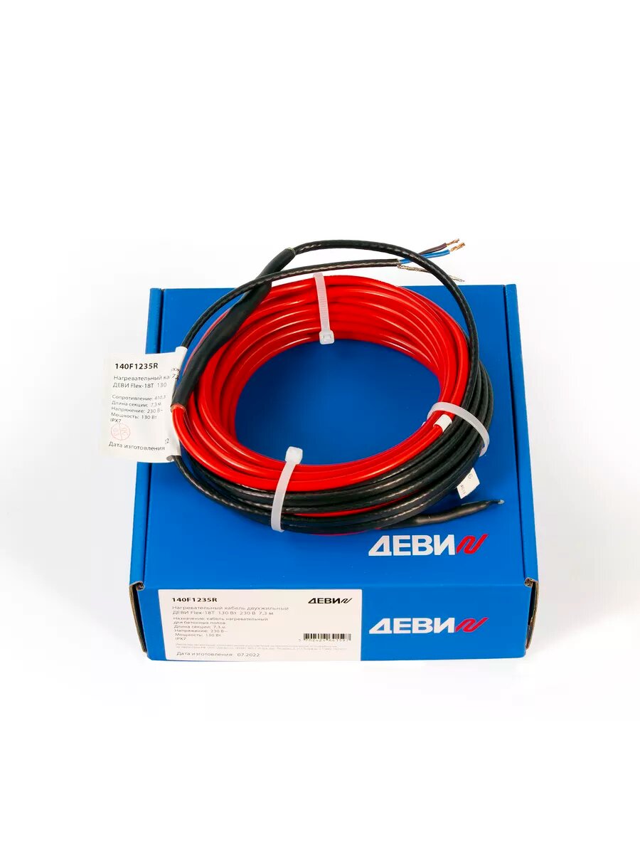 Нагревательный кабель Flex-18T 1005 Вт 230 В 54 м