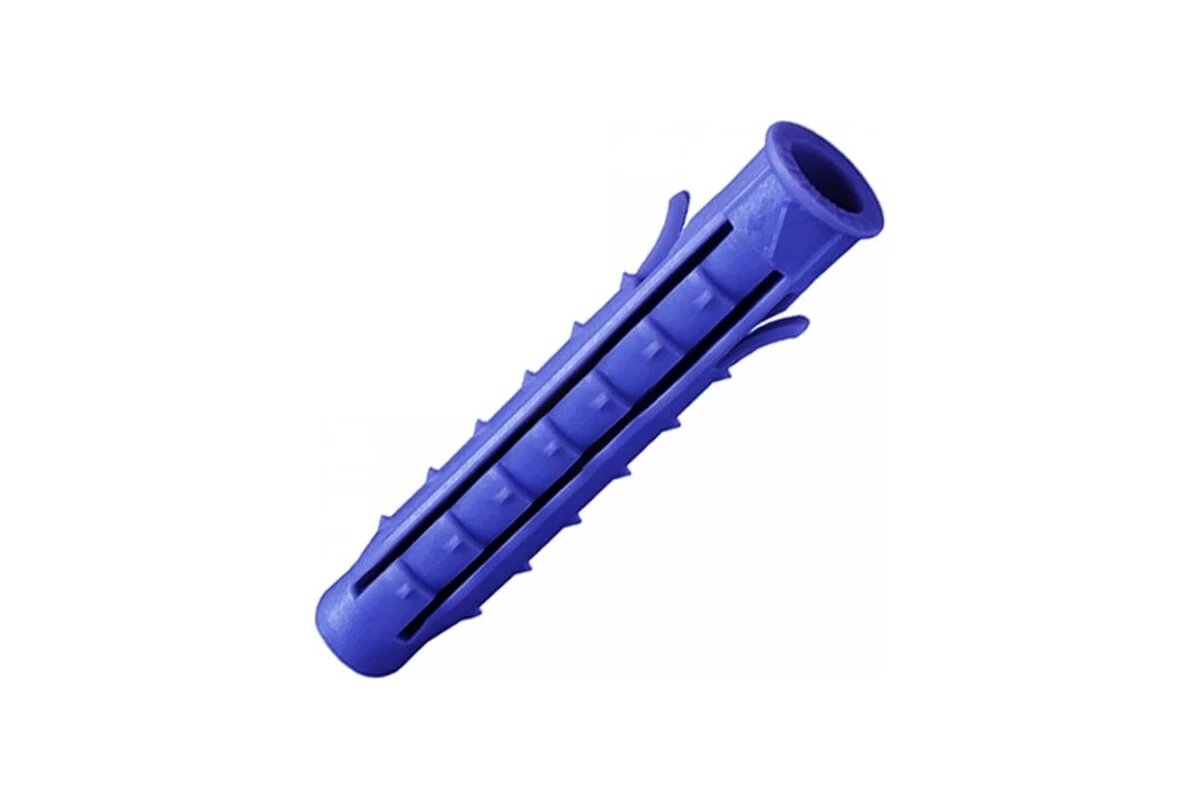 Дюбель промрукав tchappai полипропилен 6x40 мм четырёхсегментный с манжетом, шипами и усами для крепления в бетон, камень, кирпич